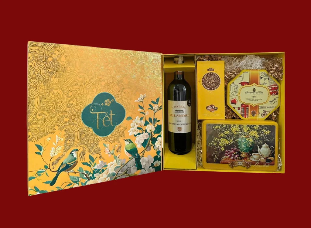 Hộp quà tặng Xuân Vàng Thịnh Vượng Château Milandre – Saint-Émilion ...